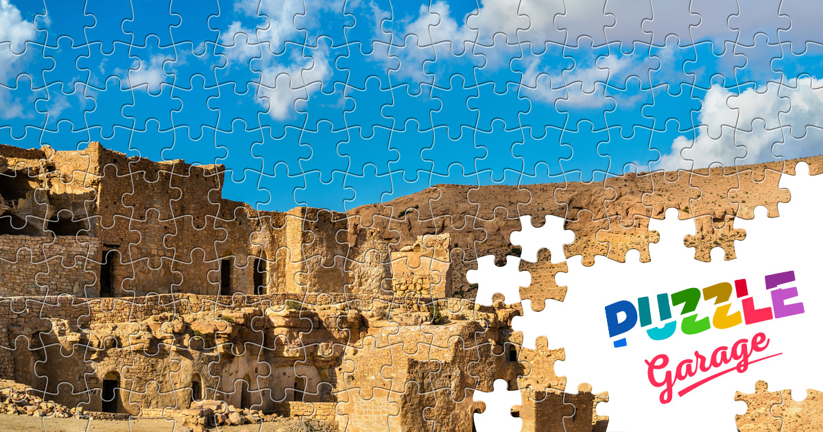 Ruins of a Berber village Jigsaw Puzzle (Countries, Tunisia) | Puzzle ...