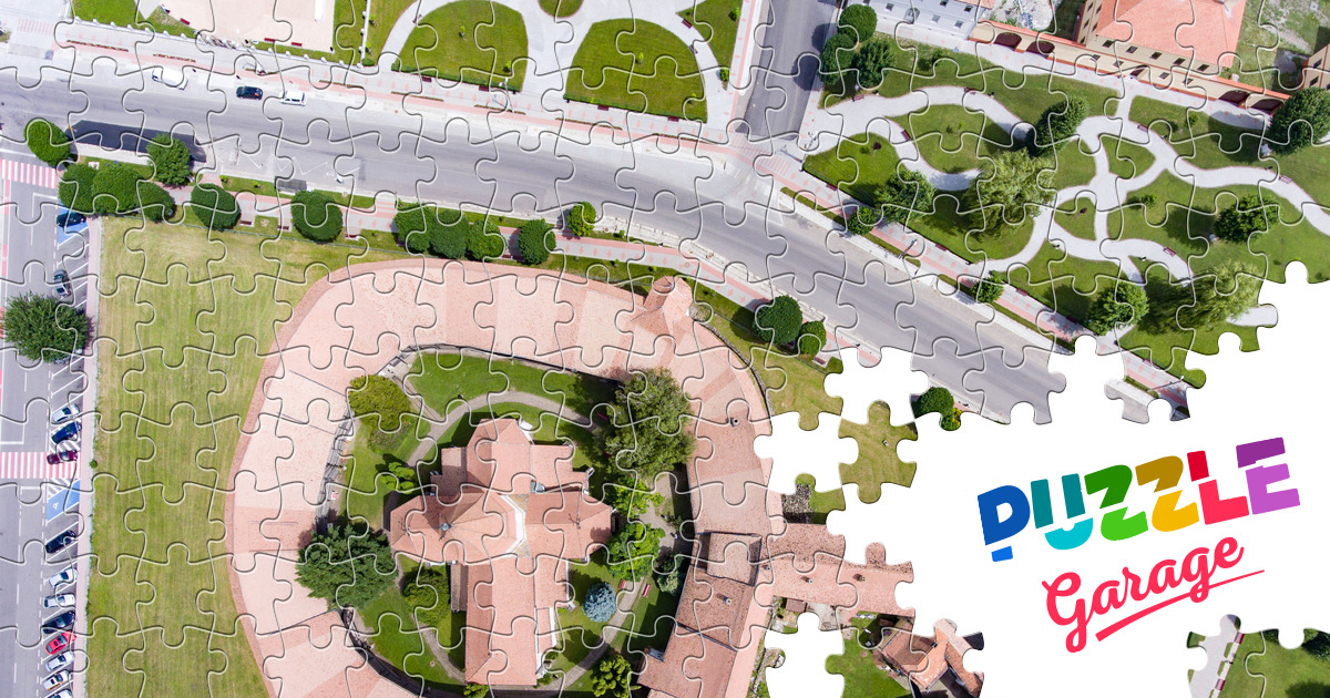 Aerial view of Preimer Church Jigsaw Puzzle (Other, Aerial view ...