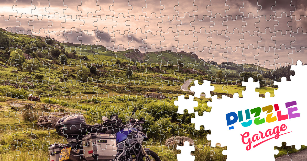 Motorcycle Travel Jigsaw Puzzle (Technics, Moto) | Puzzle Garage