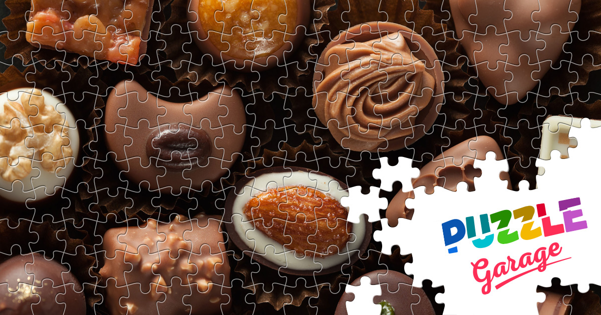Chocolates with praline filling Jigsaw Puzzle (Home, Food) | Puzzle Garage