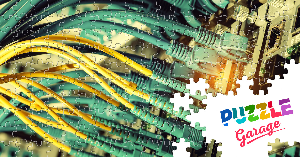 Network cables Jigsaw Puzzle (Stuff, Electronics) | Puzzle Garage
