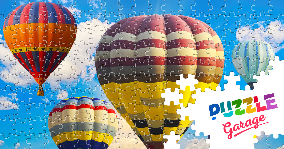 Balloons in the sky Jigsaw Puzzle (Technics, Aviation) | Puzzle Garage