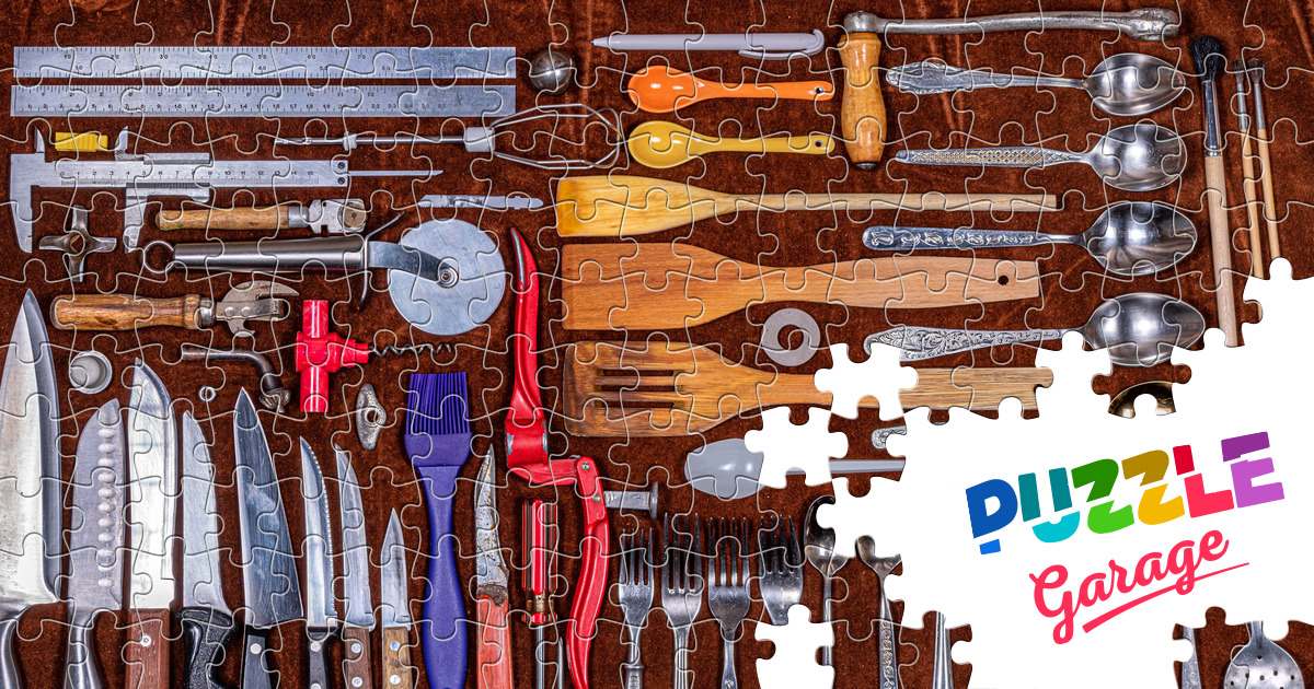 Kitchen utensils and appliances Jigsaw Puzzle (Stuff, Tools) | Puzzle ...