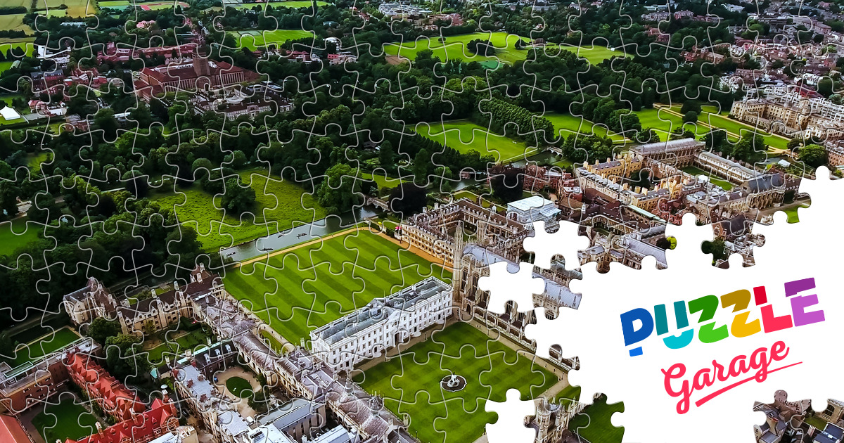 Top view of the University of Cambridge Jigsaw Puzzle (Countries, Great ...