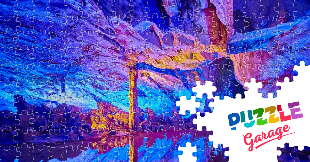Reed Flute Cave Jigsaw Puzzle (Countries, China) | Puzzle Garage