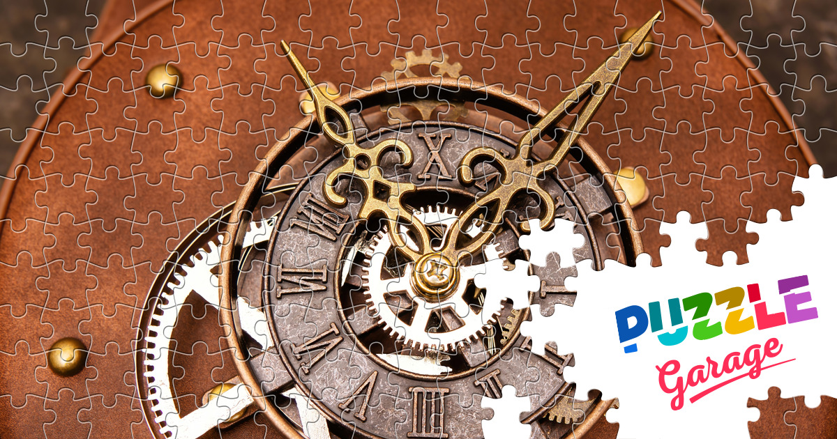 Close-up of a clockwork Jigsaw Puzzle (Stuff, Watches) | Puzzle Garage