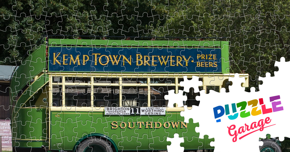 Vintage old bus Jigsaw Puzzle (Technics, Public transport) | Puzzle Garage