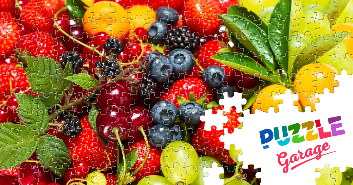 Ripe fruits and berries Jigsaw Puzzle (Plants, Fruits) | Puzzle Garage