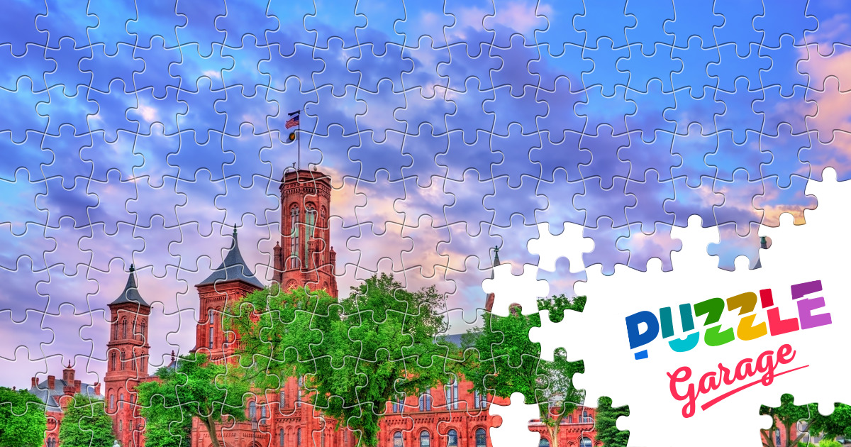 Smithsonian Institution Building Jigsaw Puzzle (Countries, USA ...