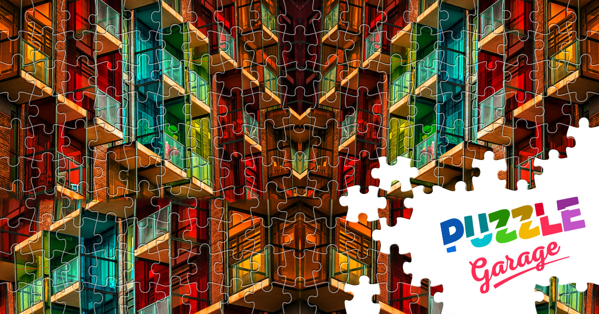 Unusual house facade Jigsaw Puzzle (Architecture, Skyscrapers) | Puzzle ...