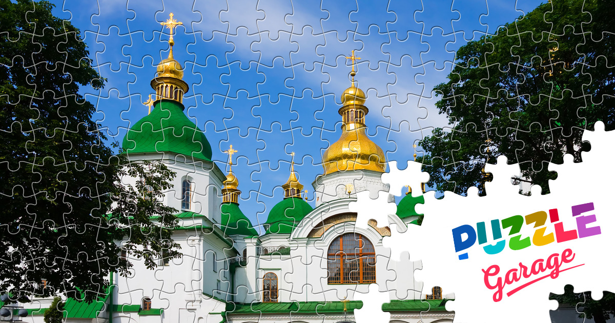 Saint Sophie Cathedral Jigsaw Puzzle (Countries, Ukraine) | Puzzle Garage