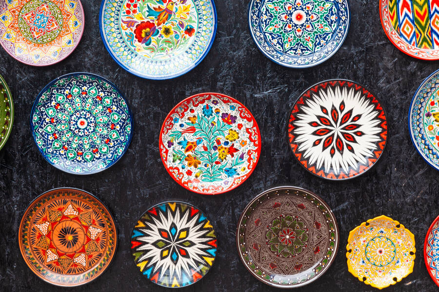 Traditional plates of Morocco Jigsaw Puzzle (Countries, Morocco ...