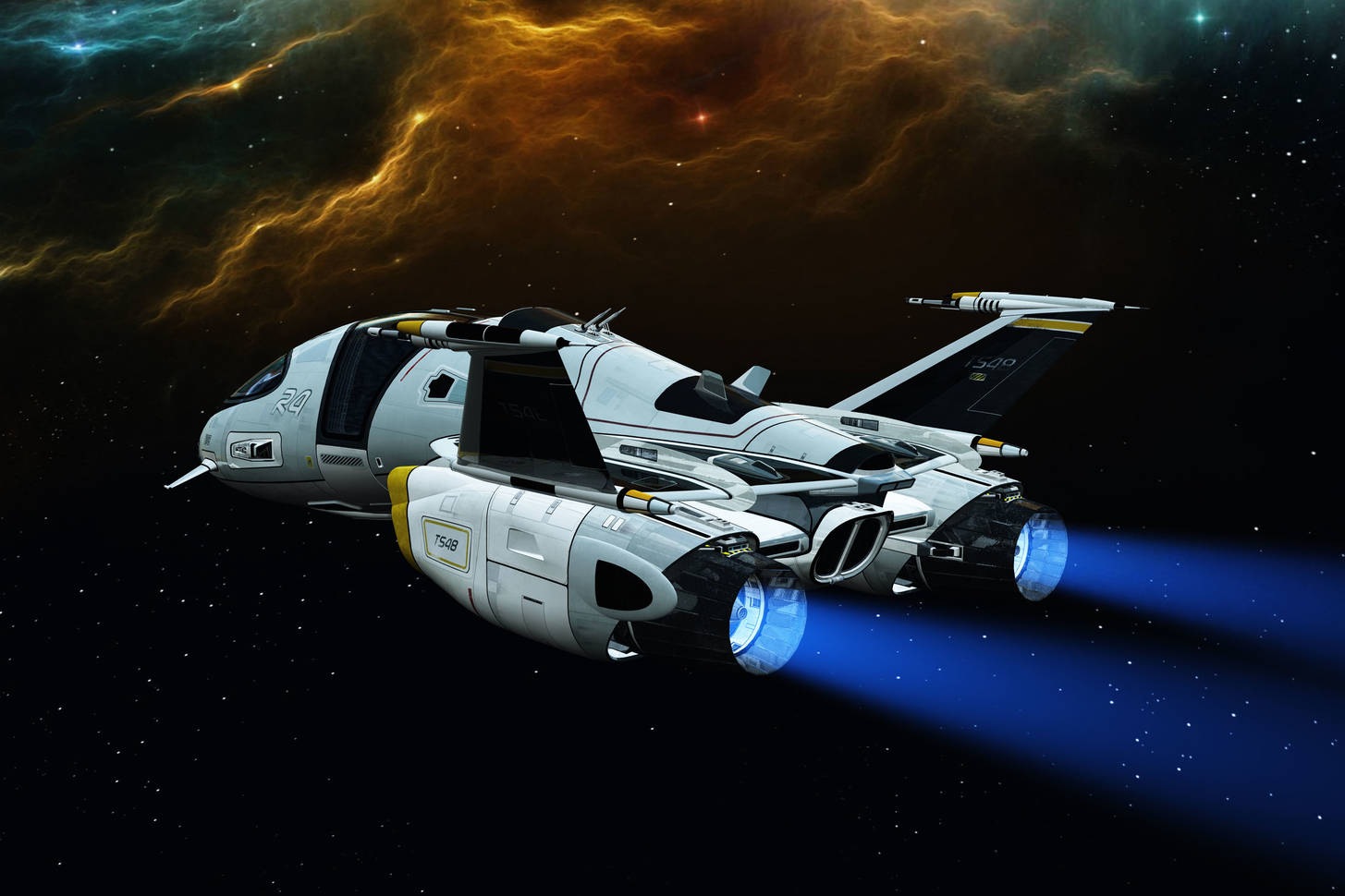 Spaceship in flight Jigsaw Puzzle (Space, Cosmonautics) | Puzzle Garage
