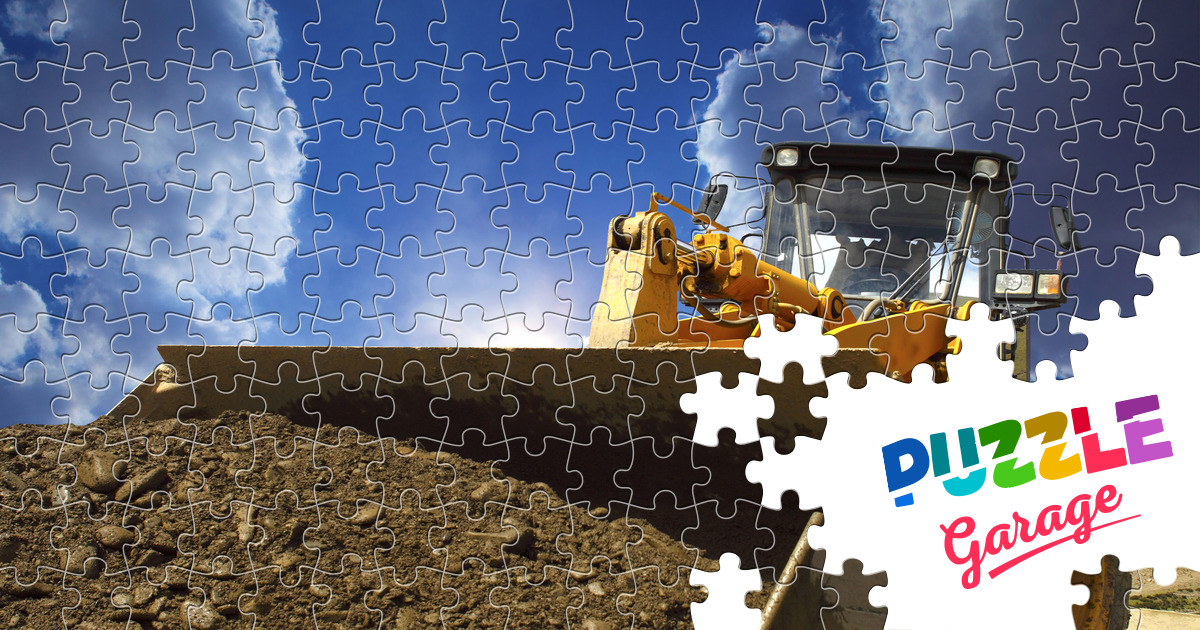 Bulldozer Jigsaw Puzzle (Technics, Special machinery) | Puzzle Garage