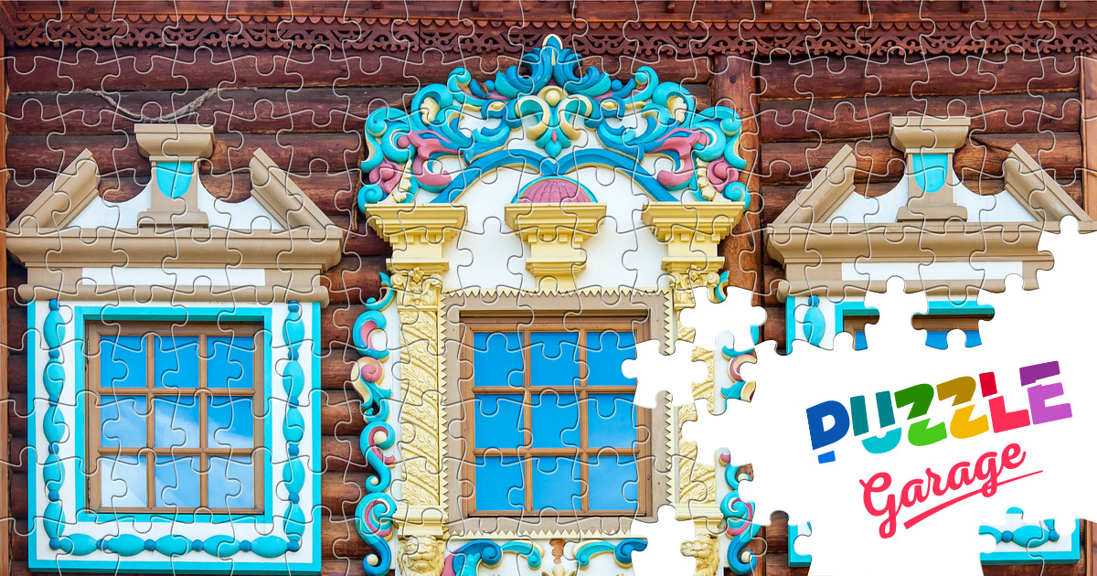 House facade with carved frames Jigsaw Puzzle (Home, Facades) | Puzzle ...