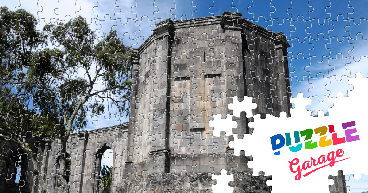Santiago Apóstol Parish Ruins Jigsaw Puzzle (Countries, Costa Rica ...