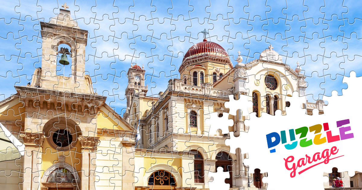 Cathedral of Minas in Heraklion Jigsaw Puzzle (Countries, Greece ...