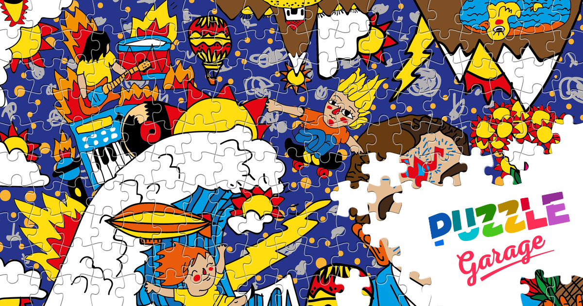 Modern graffiti Jigsaw Puzzle (Art, Graffiti) | Puzzle Garage