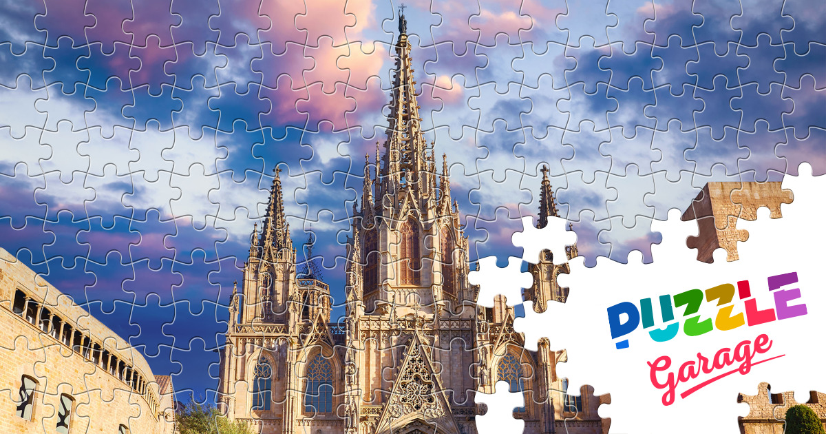 Cathedral of the Holy Cross and Saint Eulalia in Barcelona Jigsaw ...