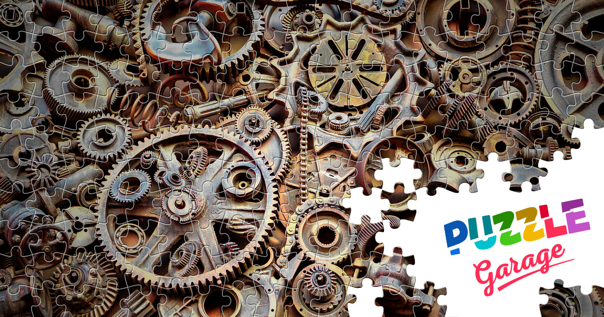 Old mechanical parts Jigsaw Puzzle (Stuff, Tools) | Puzzle Garage