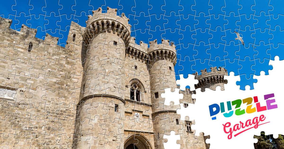 Fortifications of Rhodes Jigsaw Puzzle (Countries, Greece) | Puzzle Garage