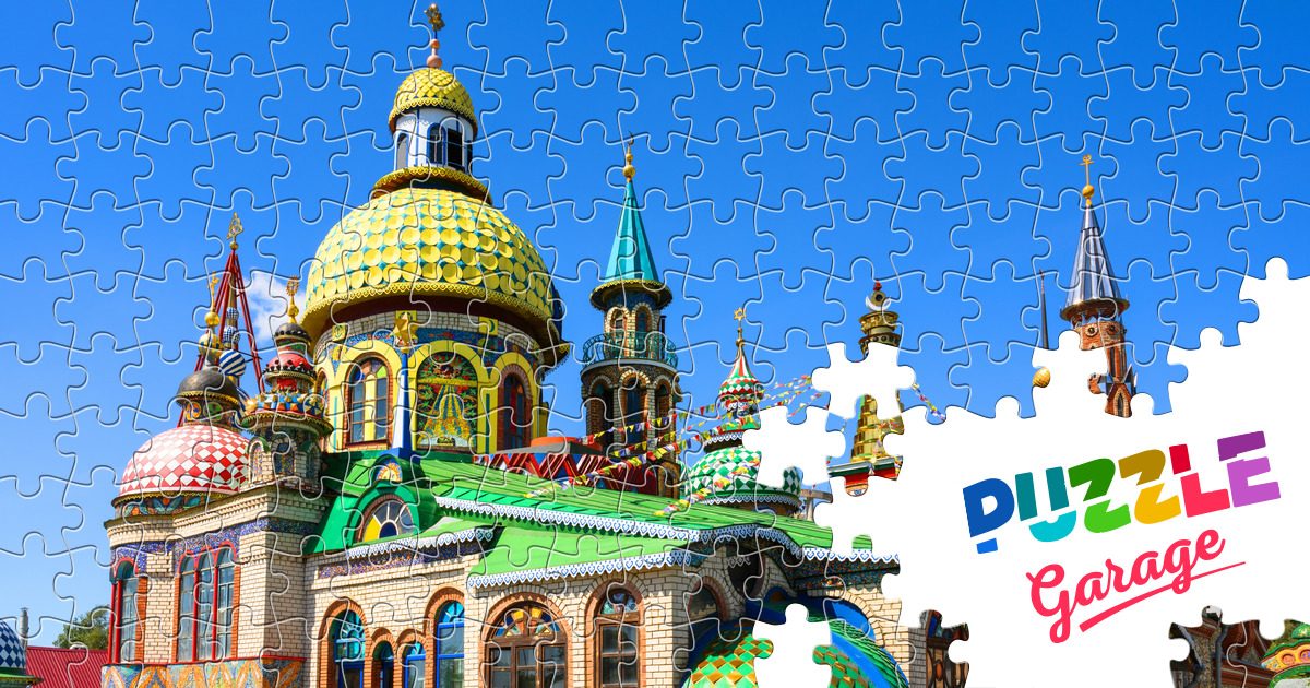 Temple of all religions in Kazan Jigsaw Puzzle (Countries, Russia ...