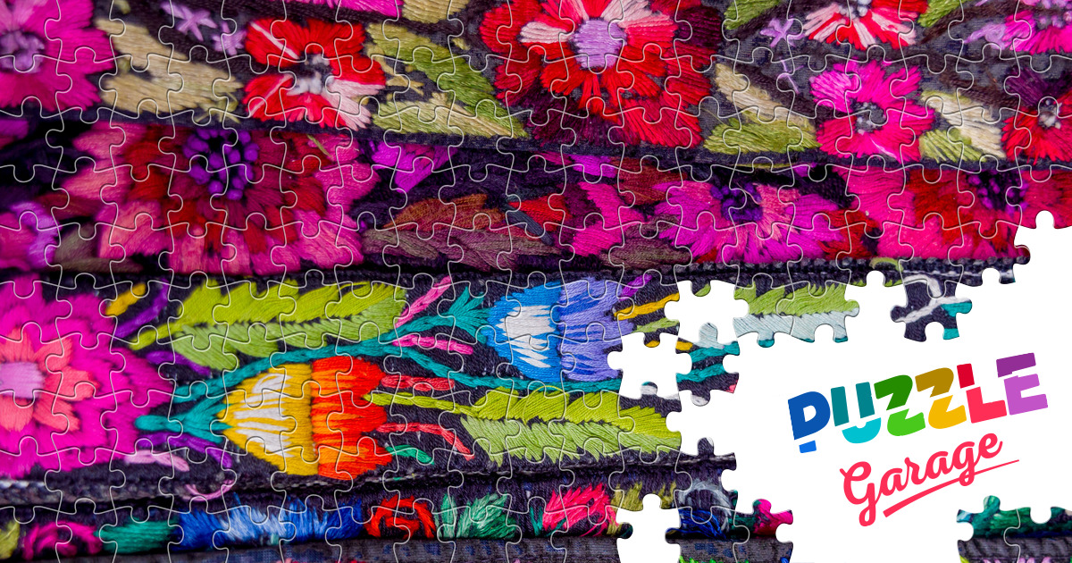 Traditional Mayan textiles Jigsaw Puzzle (Countries, Guatemala ...