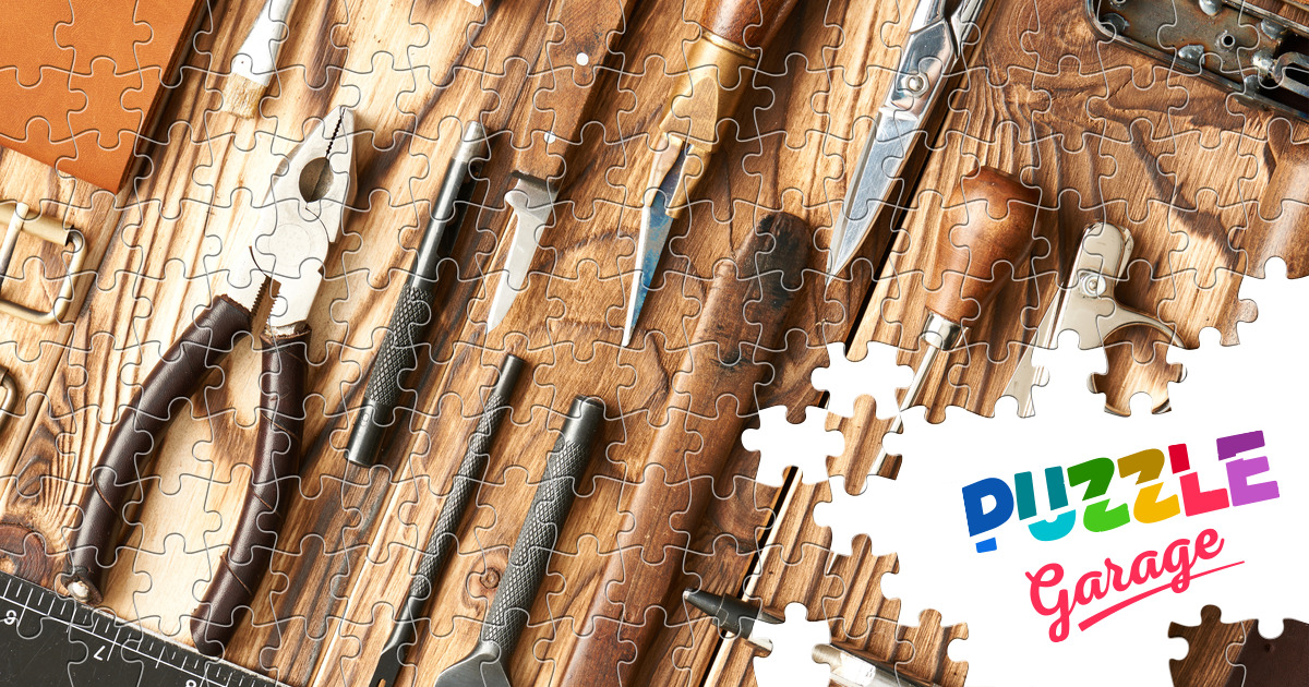 Leatherworker's Tools Jigsaw Puzzle (Stuff, Tools) | Puzzle Garage