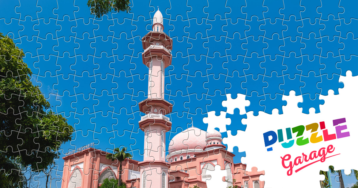 Sabah Mosque University of Malaysia Jigsaw Puzzle (Countries, Malaysia ...