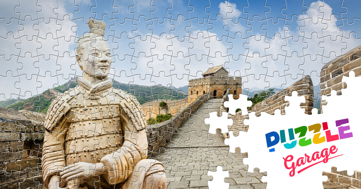 Sculpture on the Great Wall of China Jigsaw Puzzle (Countries, China ...