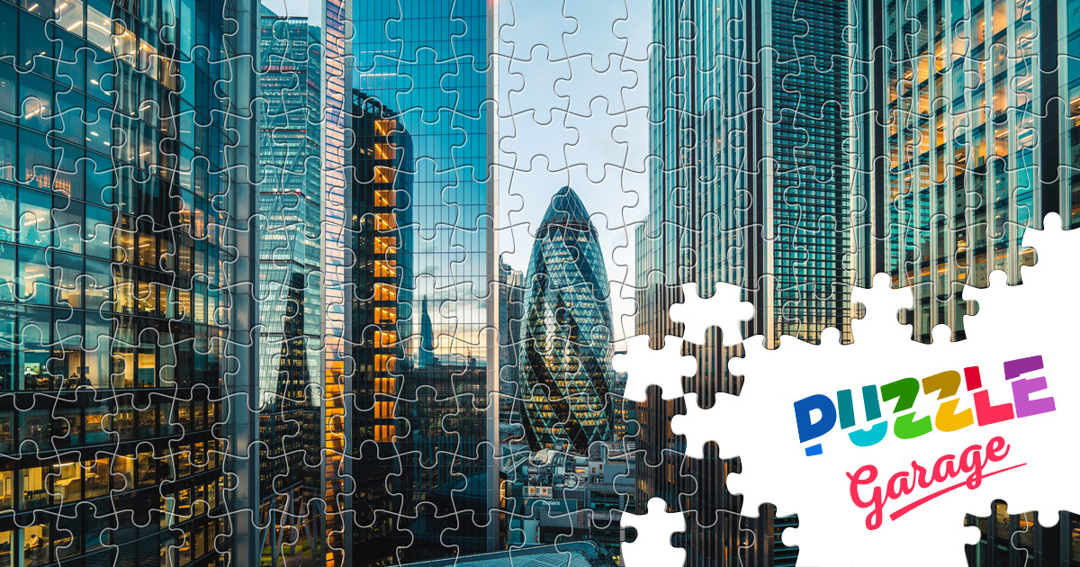 London skyscrapers Jigsaw Puzzle (Architecture, Skyscrapers) | Puzzle Garage