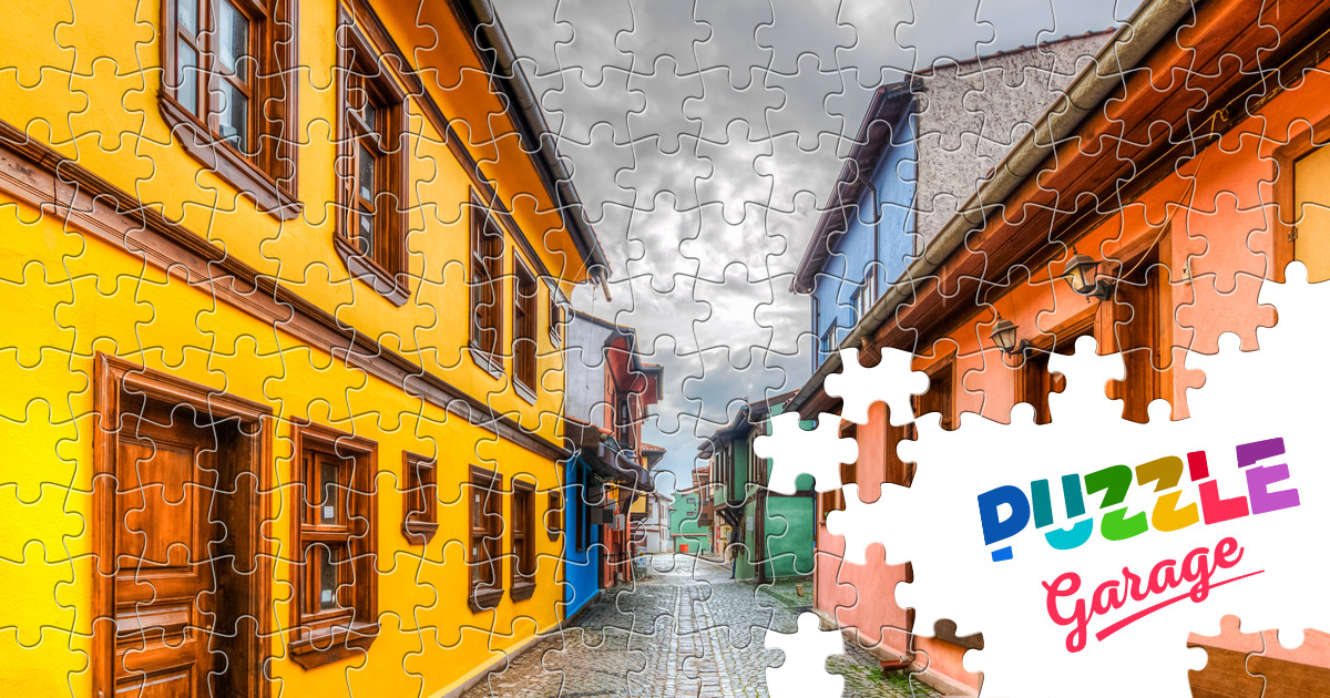 Colorful houses of Eskisehir Jigsaw Puzzle (Countries, Turkey) | Puzzle ...