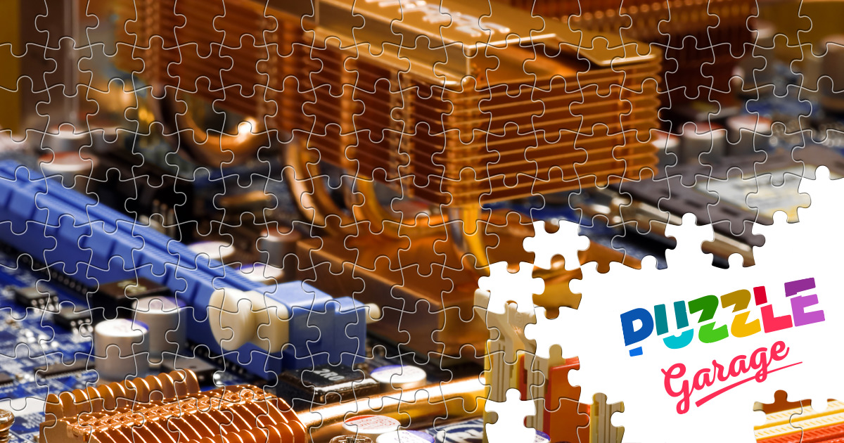 Motherboard Jigsaw Puzzle (Stuff, Electronics) | Puzzle Garage