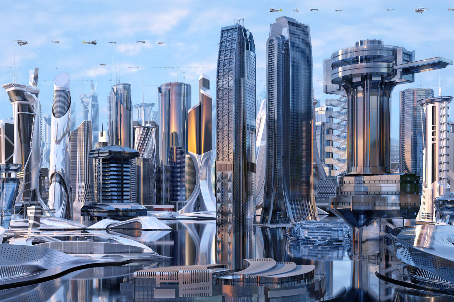 City of the future Jigsaw Puzzle (Space, Sci-Fi) | Puzzle Garage