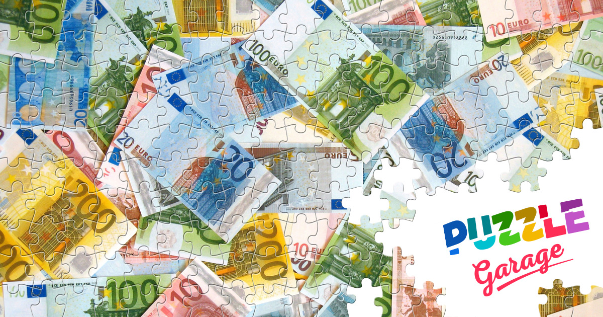 Euro Jigsaw Puzzle (Other, Money) | Puzzle Garage