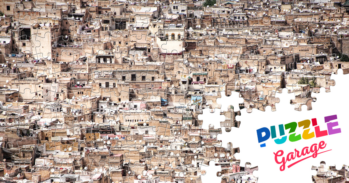 Marrakech Old Town Jigsaw Puzzle (Countries, Morocco) | Puzzle Garage