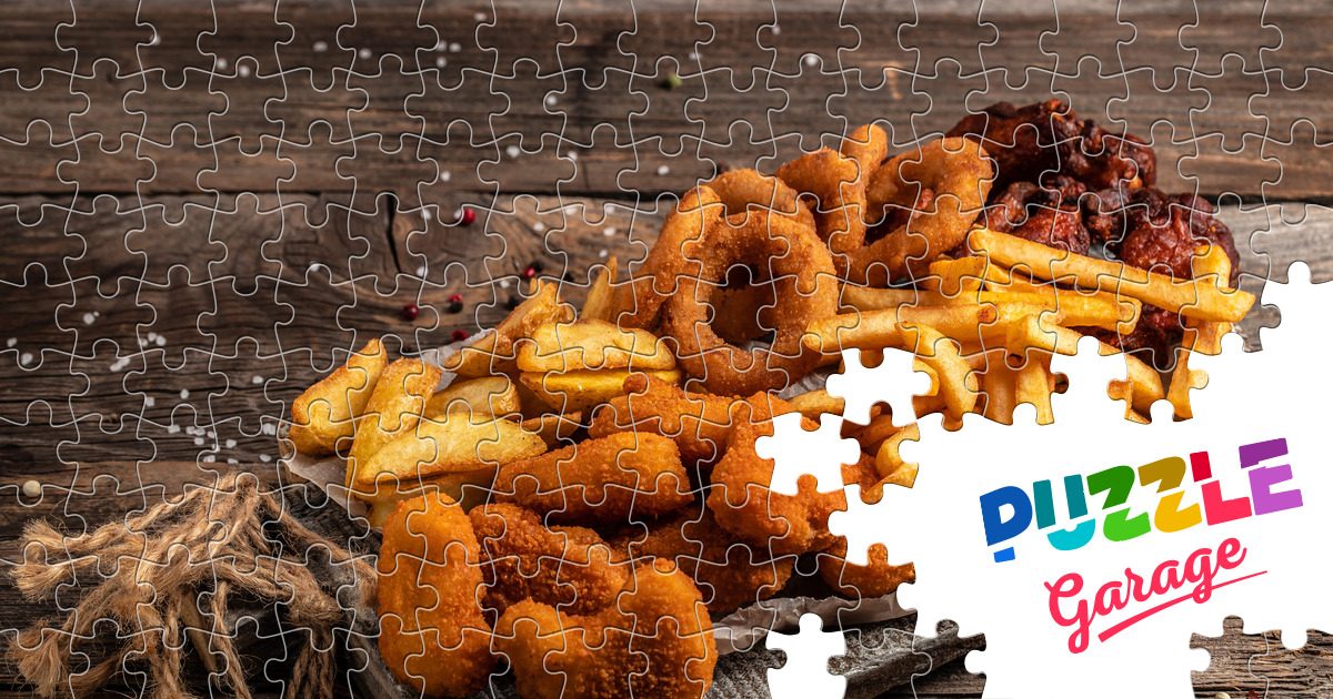 French fries and nuggets Jigsaw Puzzle (Home, Food) | Puzzle Garage