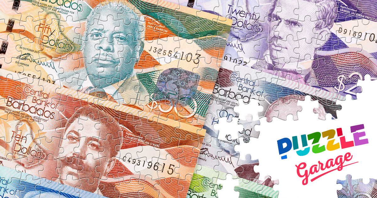 Barbadian dollars Jigsaw Puzzle (Other, Money) | Puzzle Garage