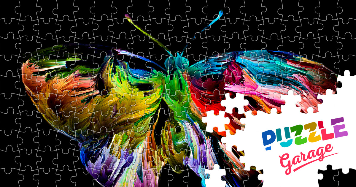 Abstract butterfly Jigsaw Puzzle (Other, Abstraction) | Puzzle Garage