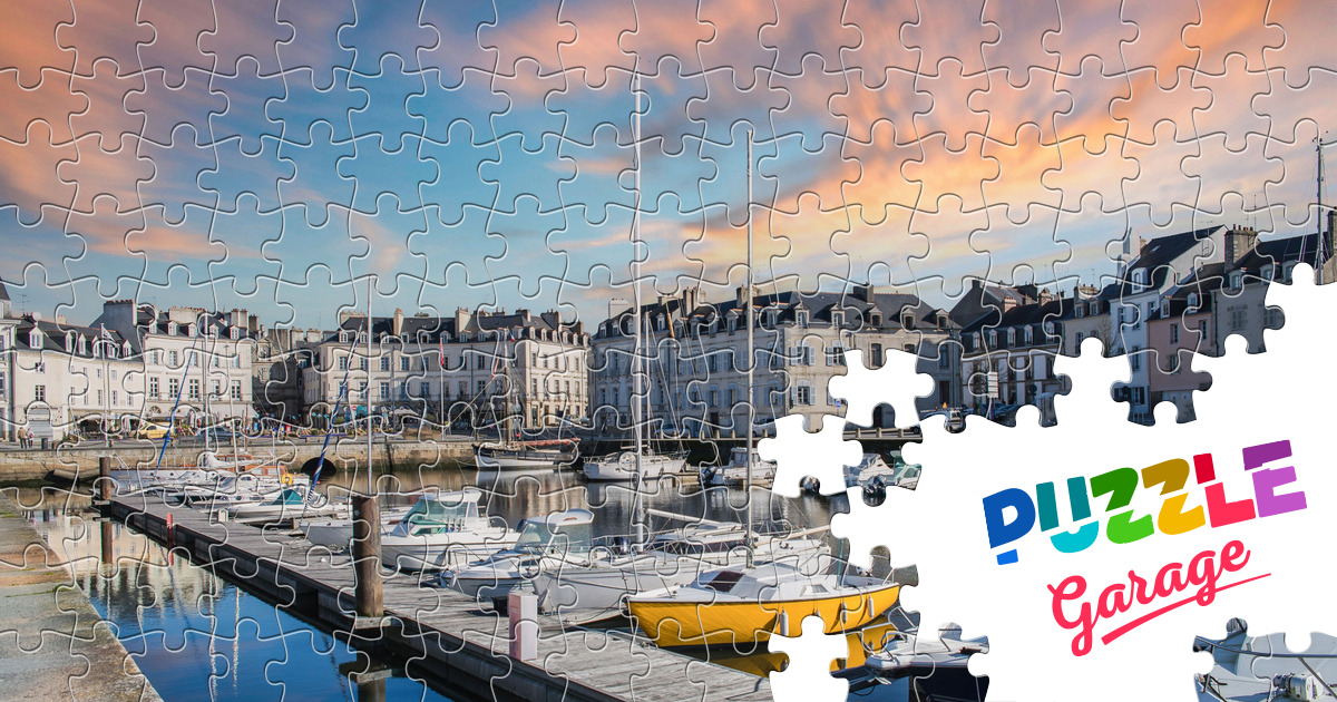 Harbor in Vannes Jigsaw Puzzle (Countries, France) | Puzzle Garage