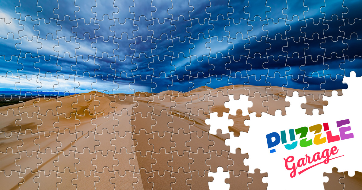 Clouds over the desert Jigsaw Puzzle (Nature, Desert) | Puzzle Garage