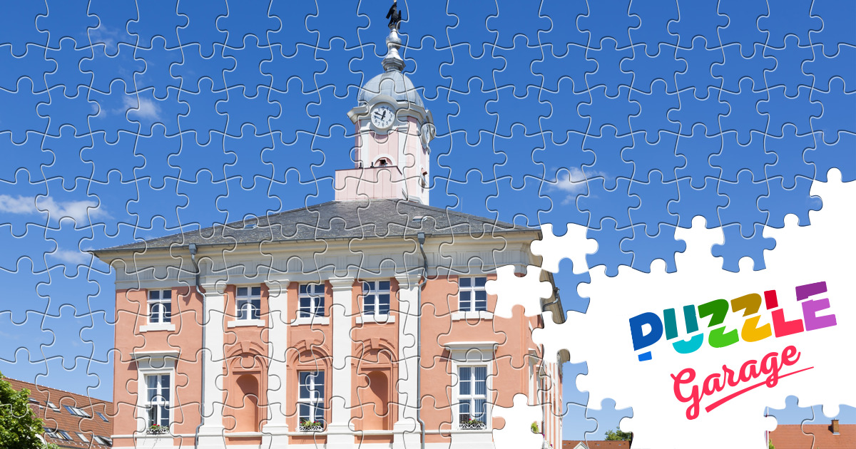 Historical Town Hall of the city of Templin Jigsaw Puzzle (Countries ...
