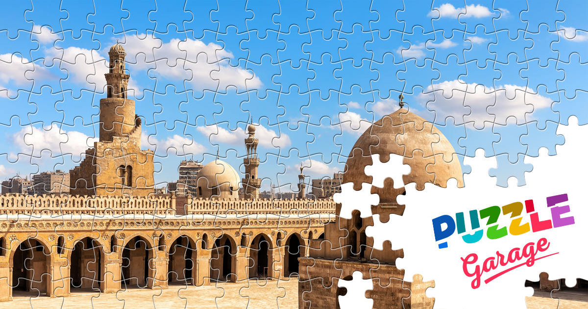 View of the Ibn Tulun Mosque Jigsaw Puzzle (Architecture, Temples ...