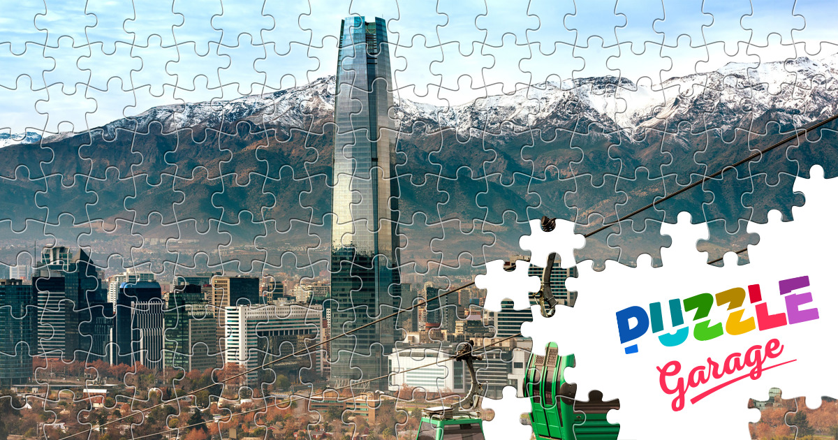 View of Santiago de Chile Jigsaw Puzzle (Countries, Chile) | Puzzle Garage