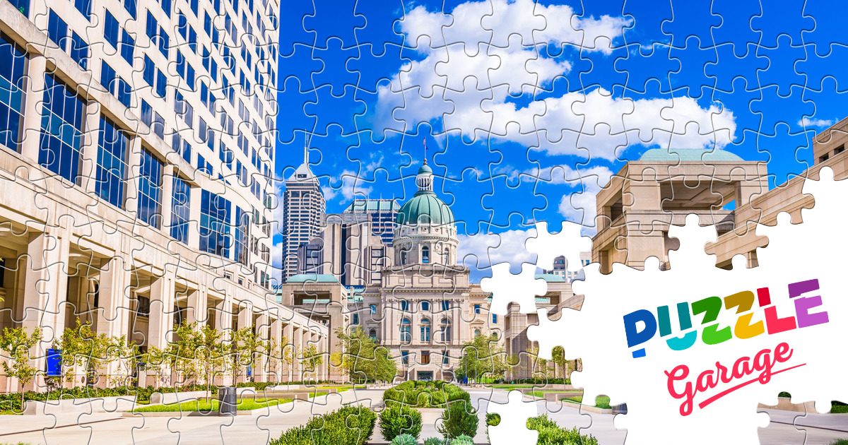 Indiana State Capitol View Jigsaw Puzzle (Countries, USA) | Puzzle Garage