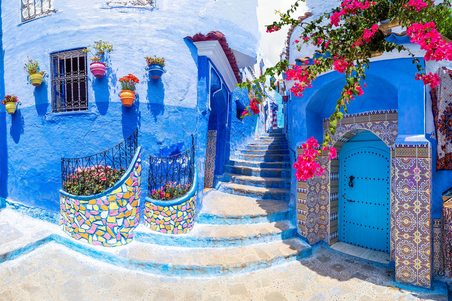 Chefchaouen architecture Jigsaw Puzzle (Countries, Morocco) | Puzzle Garage