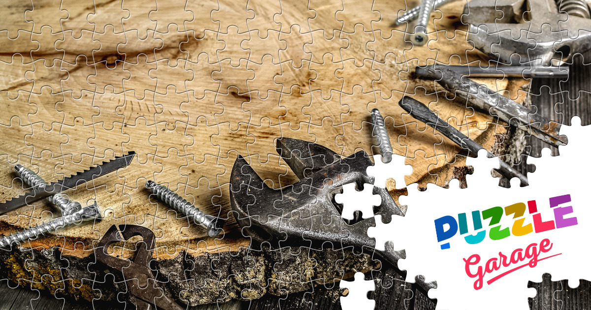 Old metal tools Jigsaw Puzzle (Stuff, Tools) | Puzzle Garage