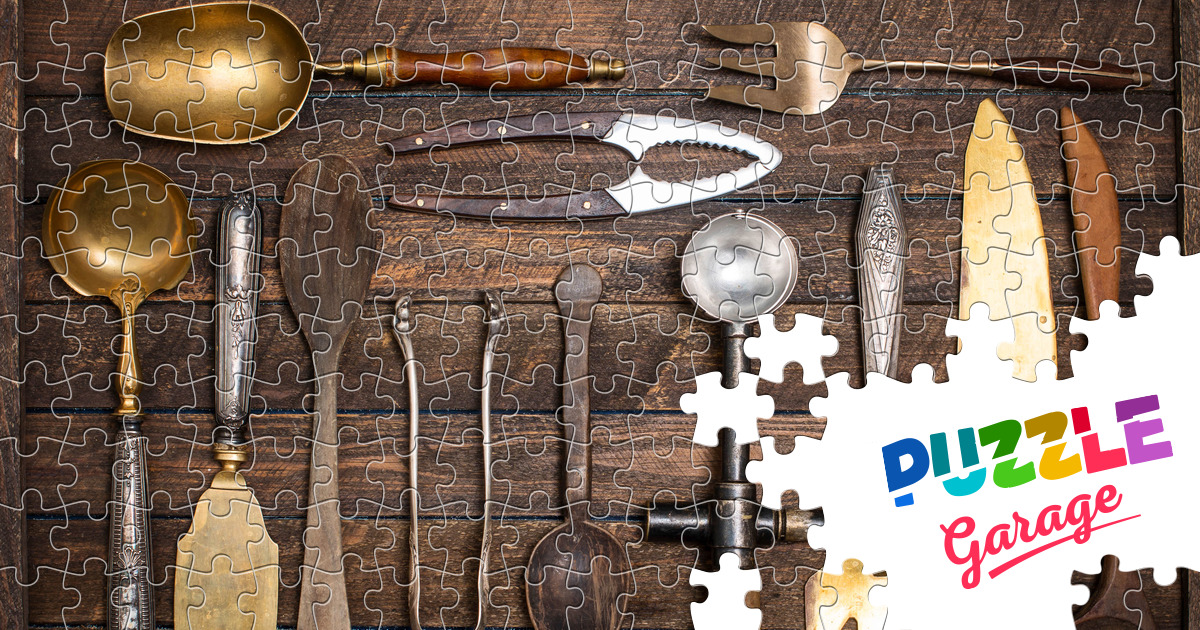 Old kitchen utensils Jigsaw Puzzle (Stuff, Tools) | Puzzle Garage