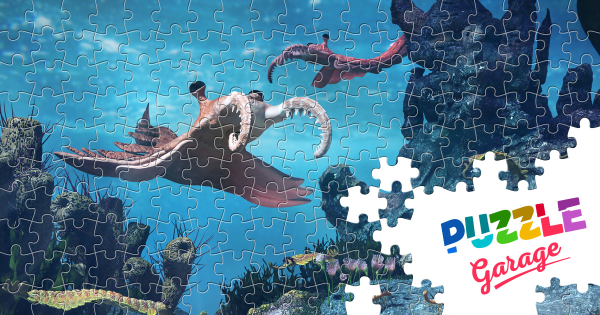 Cambrian creatures Jigsaw Puzzle (Animals, Prehistoric animals ...