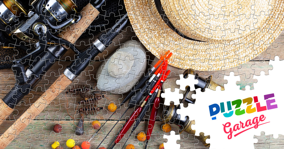Fishing equipment Jigsaw Puzzle (Stuff, Tools) | Puzzle Garage